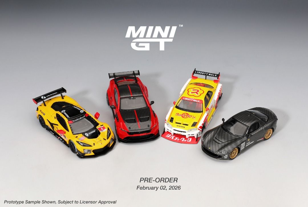 MINI GT 最新預訂 Pre-order MINIGT 1196 Ford Mustang GTD Race Red 1197 ...