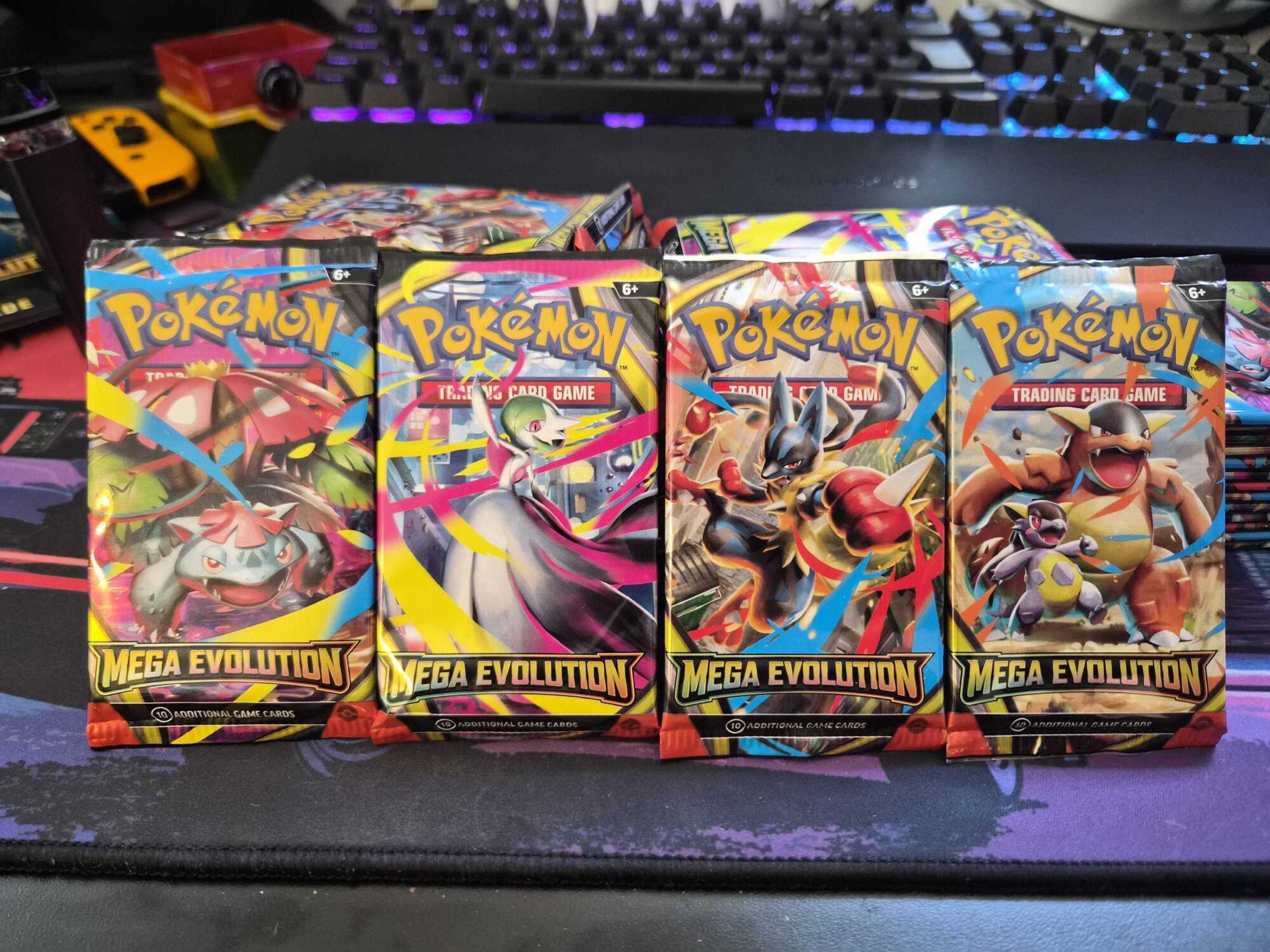 Mega Evolution base set booster packs tcg english pokemon, Hobbies ...