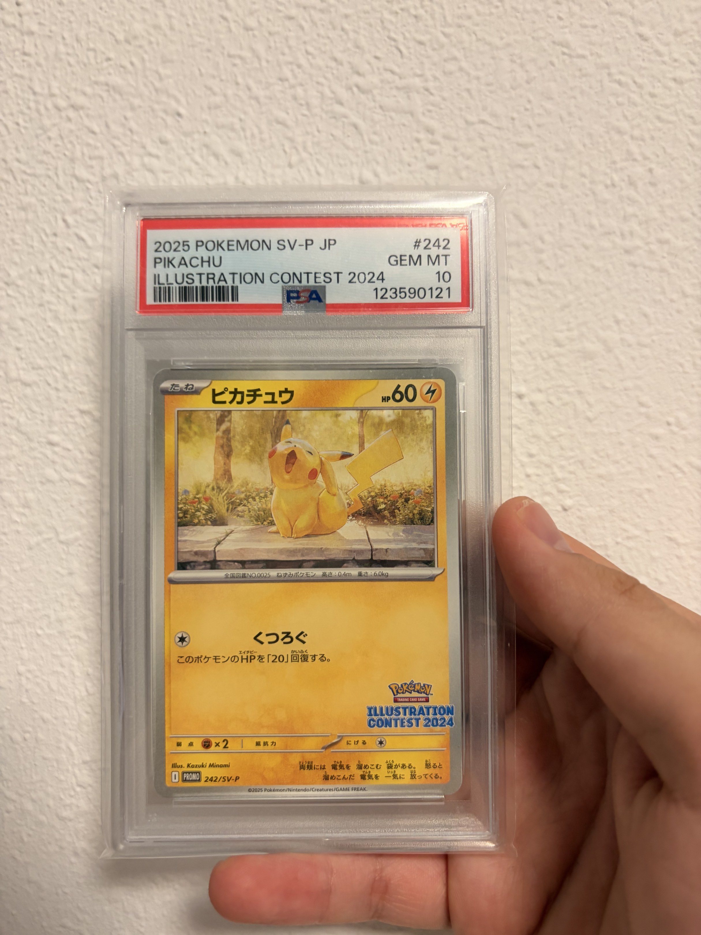Pokemon Pikachu Illustration Contest 2024 PSA 10, Hobbies & Toys, Toys ...