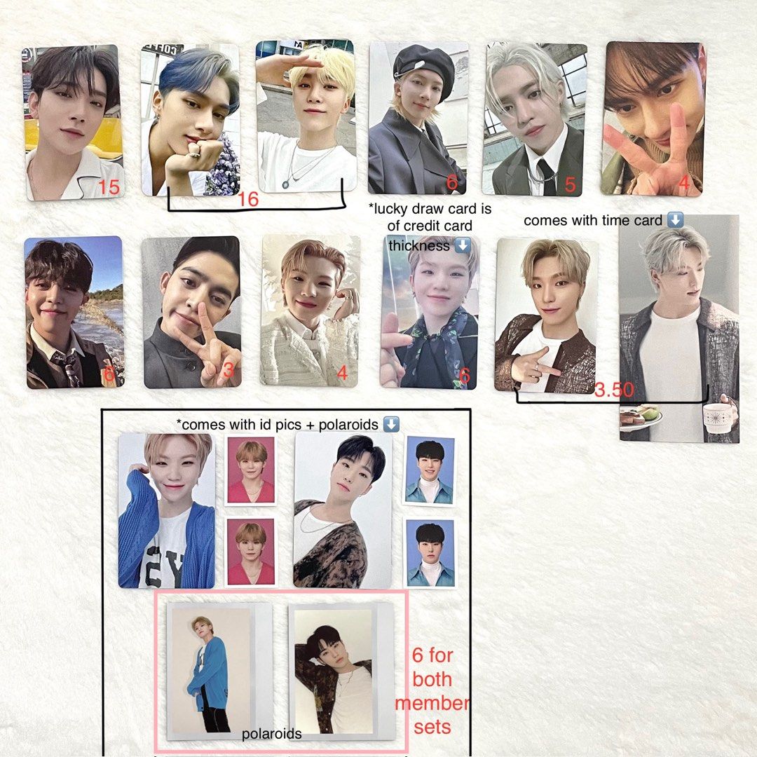 [PRICES REDUCED!! WTS] seventeen svt official assorted pcs scoups ...