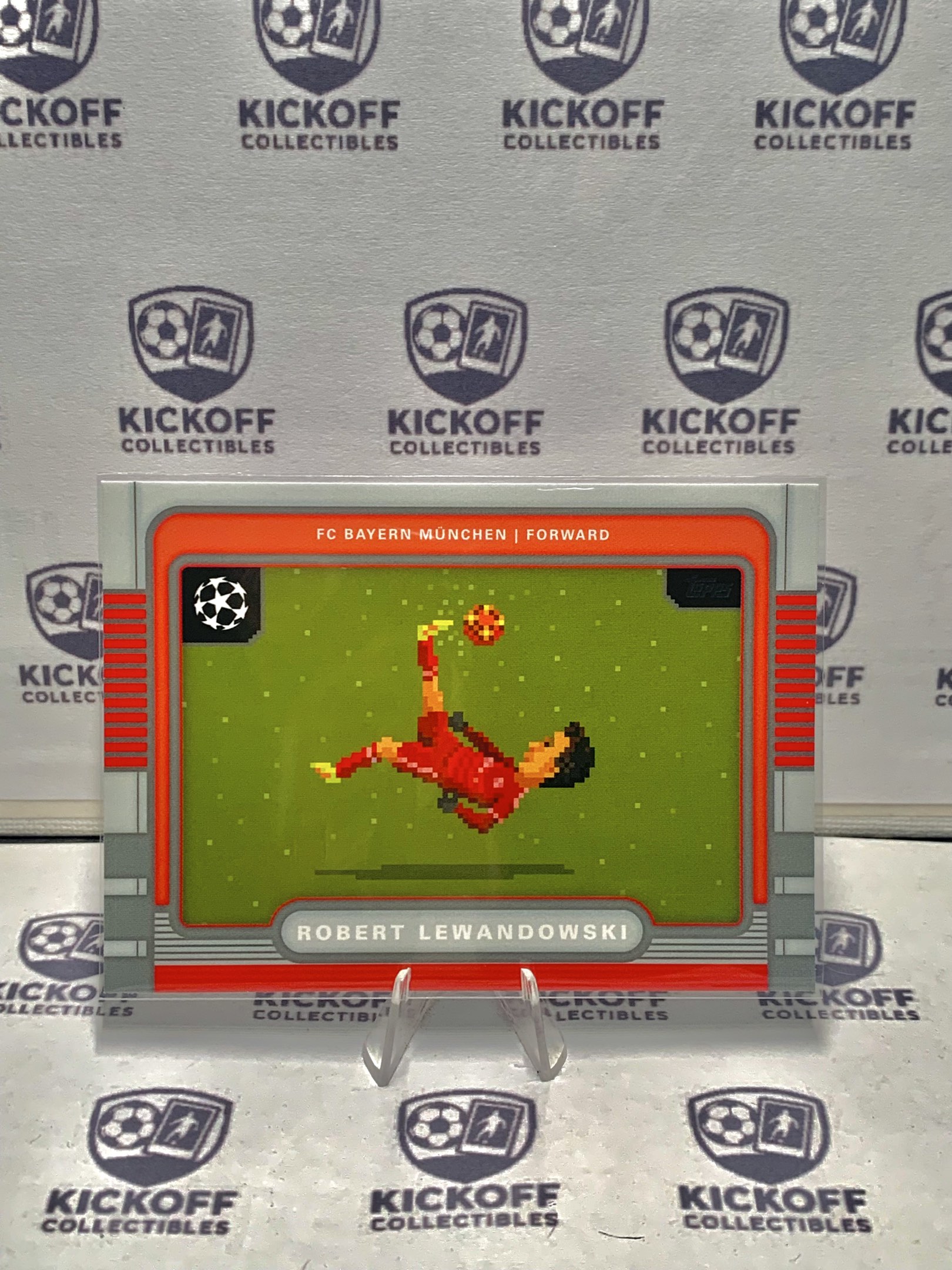 Robert Lewandowski Topps Flagship 8 Bit Insert, Hobbies & Toys, Toys ...