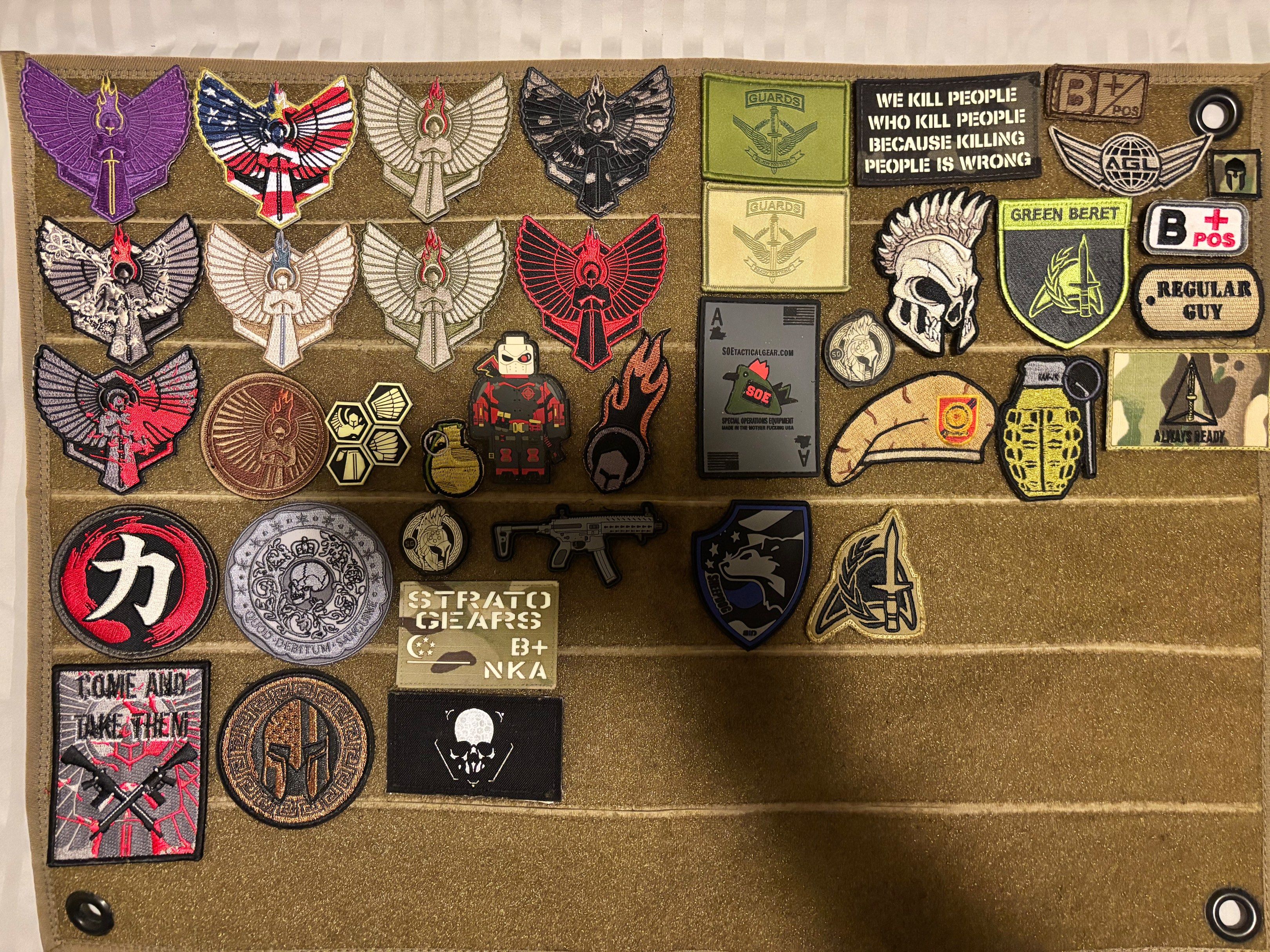 Tactical Patches - Assorted Designs, Hobbies & Toys, Art & Prints on ...