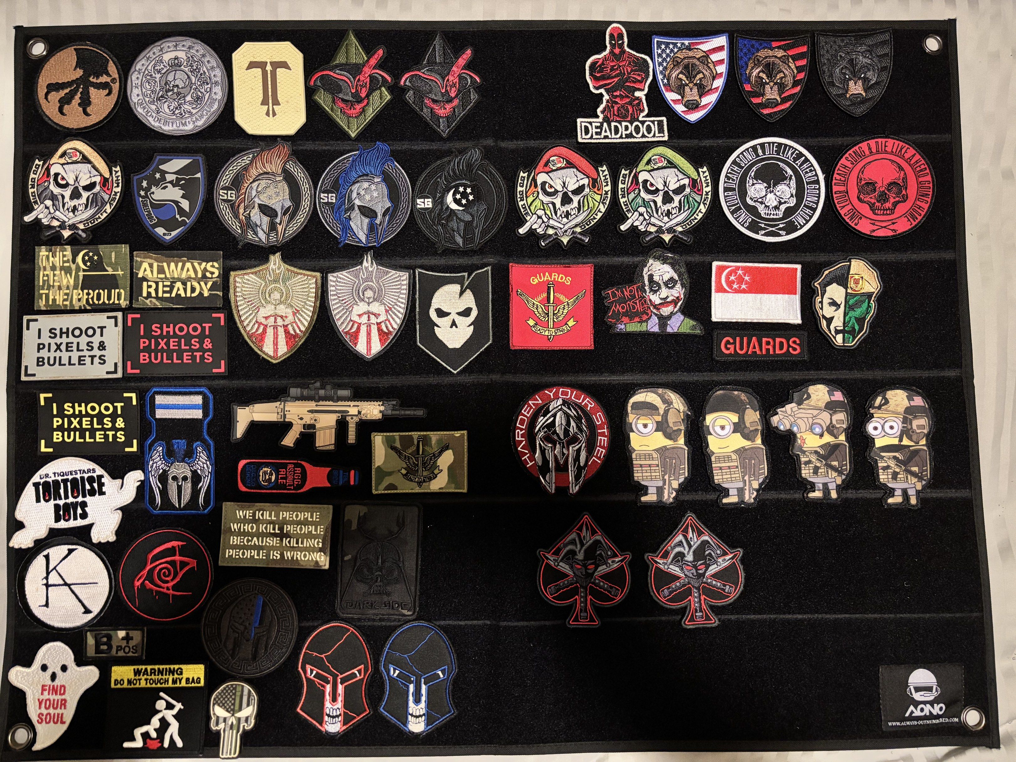 Tactical Patches - Assorted Designs, Hobbies & Toys, Art & Prints on ...