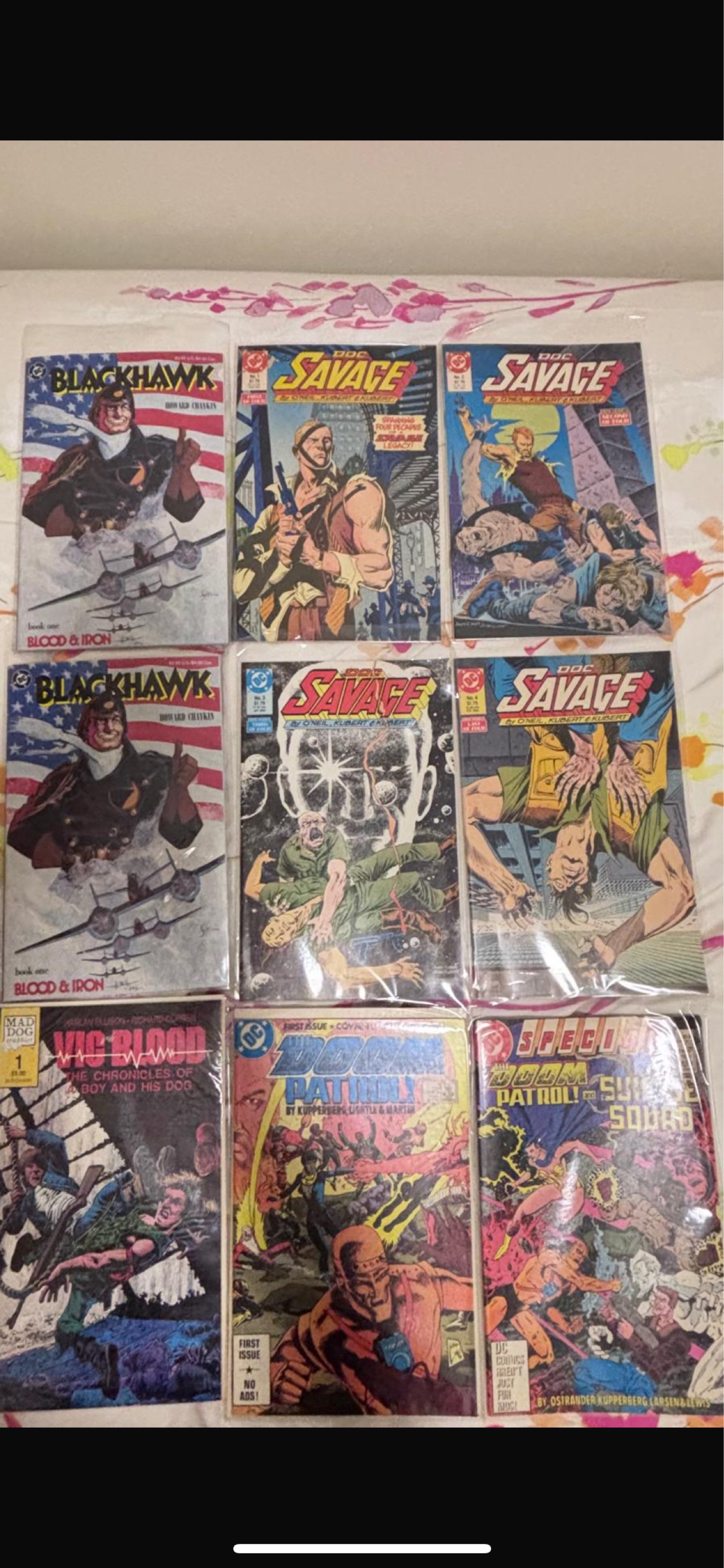 Vintage Comic Book Collection - Blackhawk, Savage, Doom Patrol, More ...