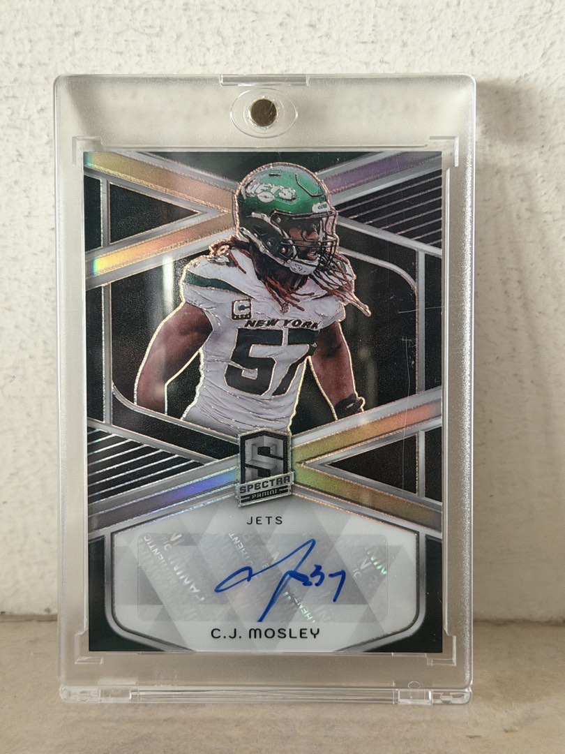 2024 Panini Spectra CJ Mosley Autograph Card, Hobbies & Toys, Toys ...