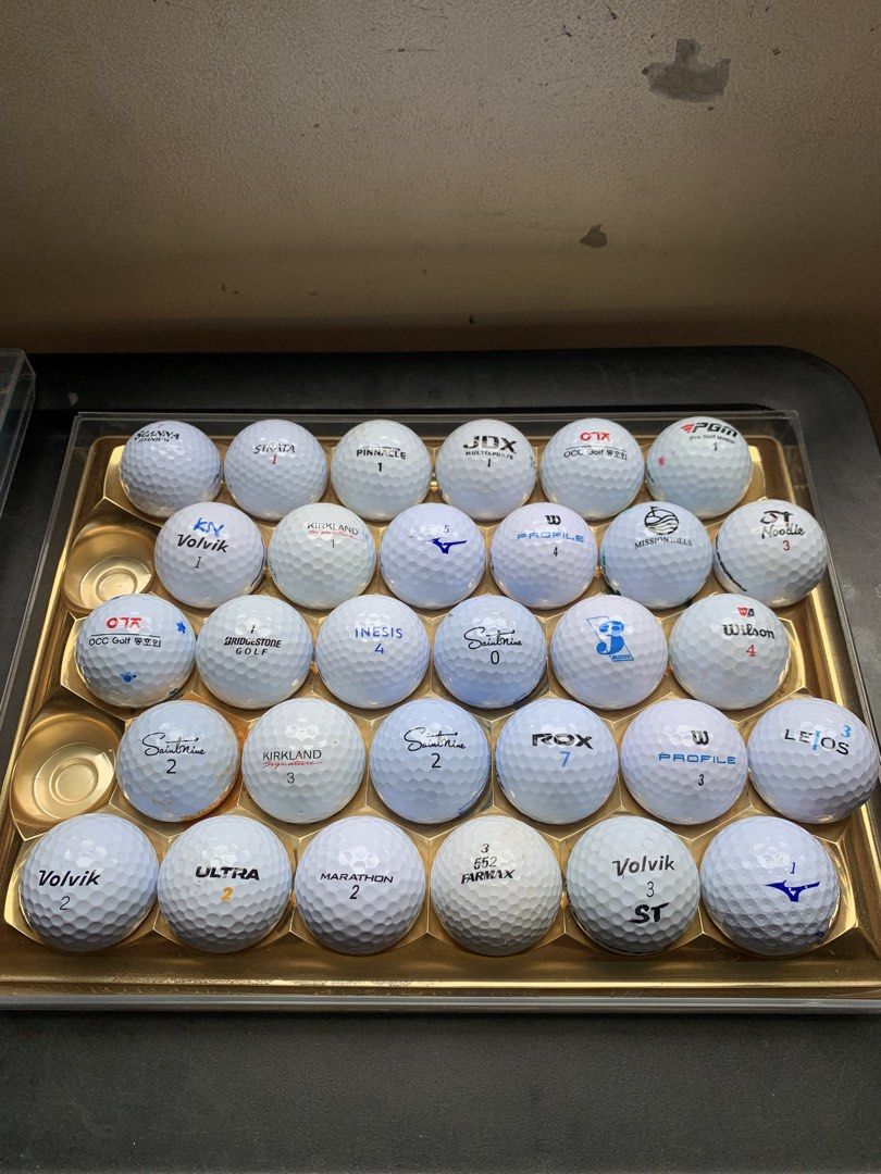 60 Mixed Golf Balls - Various Brands and Models, Sports Equipment ...