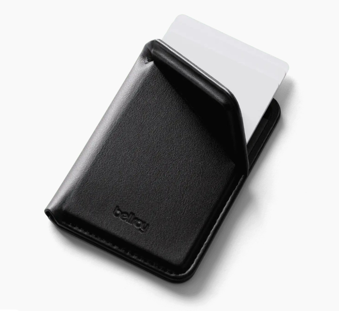 Bellroy Leather Mag Wallet with Pixelsnap (BLACK), Mobile Phones ...