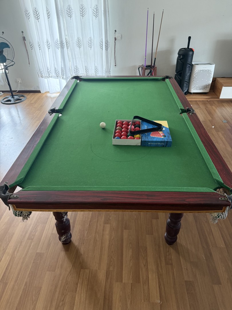 Chinese Pool Table, Sports Equipment, Sports & Games, Billiards ...