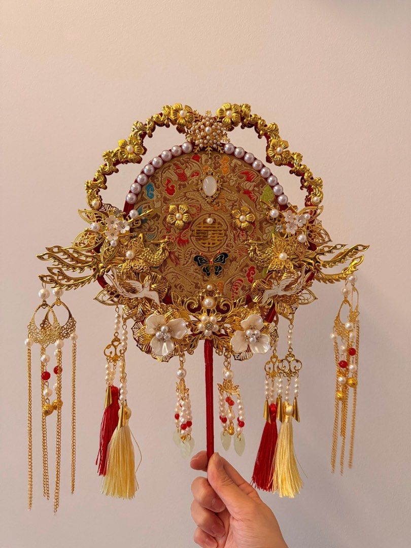 Chinese Wedding Fan - Exquisite Design, Women's Fashion, Watches ...
