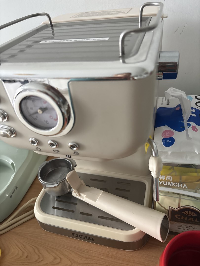 Desi Espresso Machine - Cream Colour, TV & Home Appliances, Kitchen ...