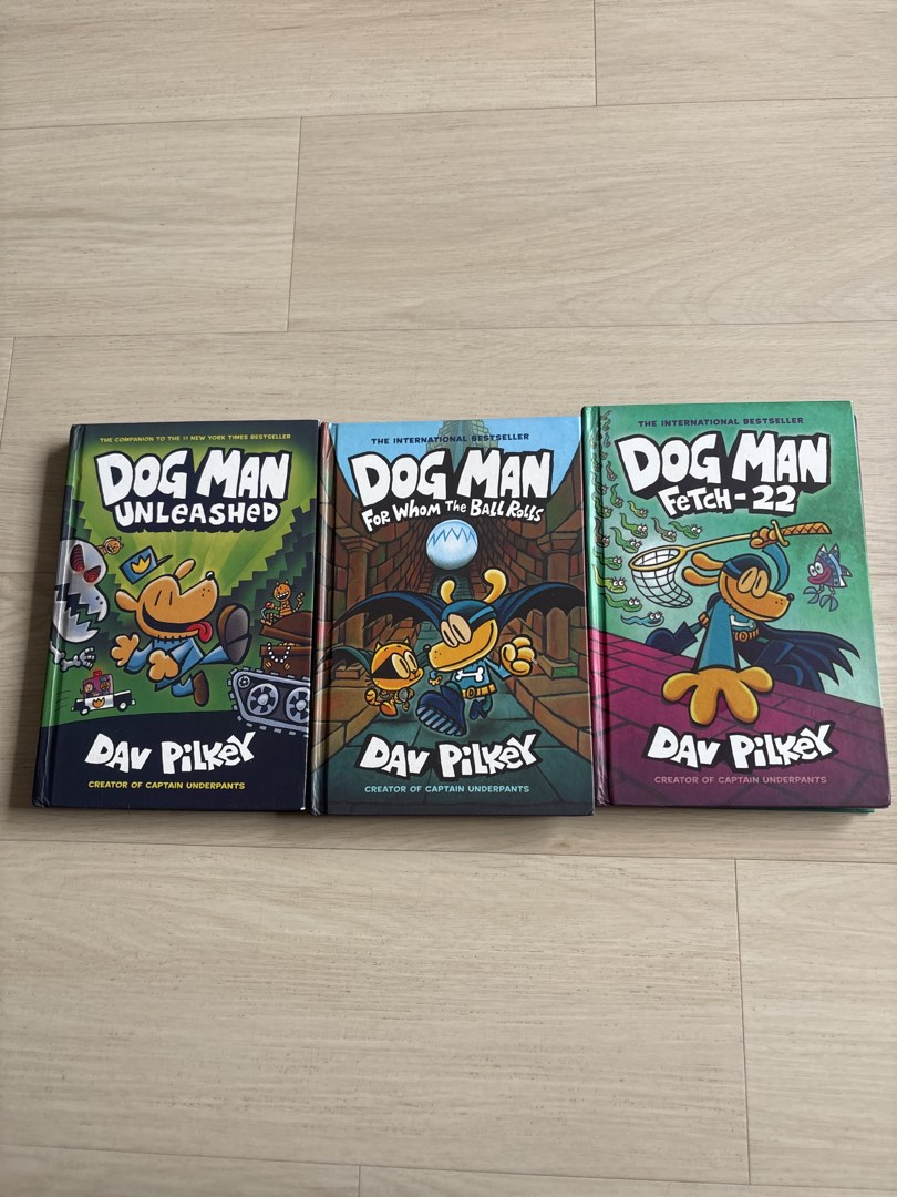 Dog Man & Cat Kid Comic Club Books by Dav Pilkey, Hobbies & Toys, Books ...