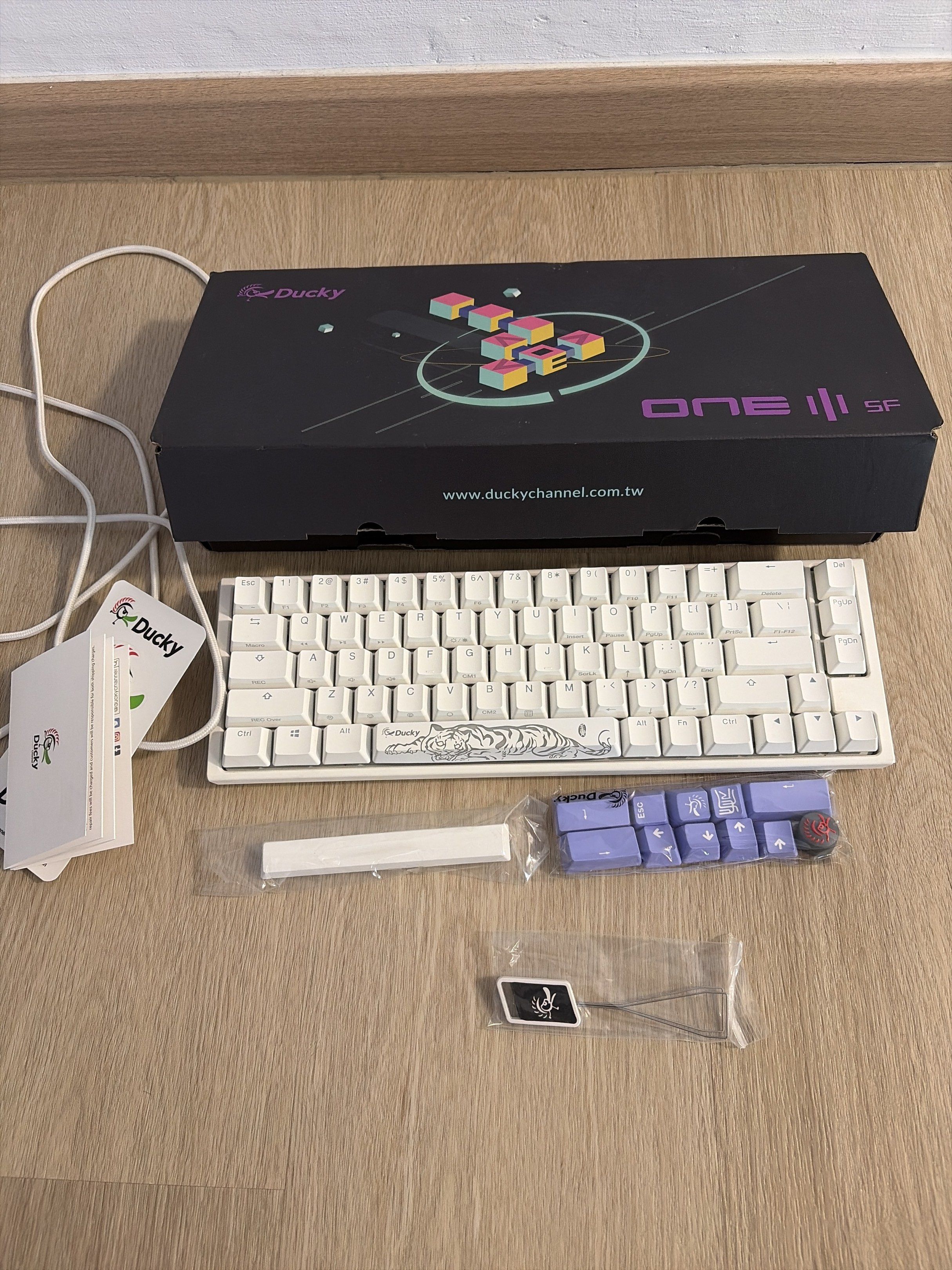 Ducky One 2 SF White Mechanical Keyboard, Computers & Tech, Parts ...