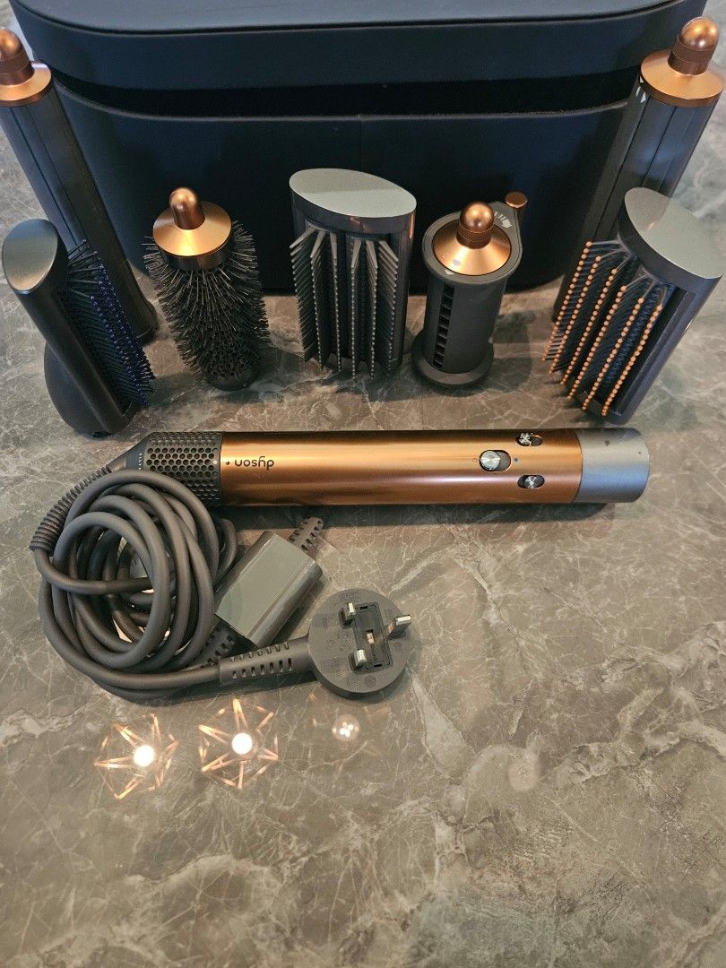 Dyson Airwrap Complete Long - Copper/Nickel, Beauty & Personal Care ...