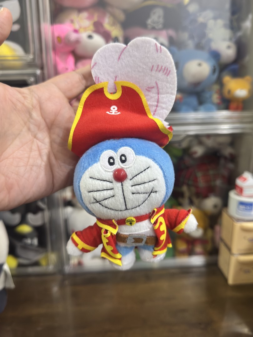 Fujio F. Fujiko Doraemon Ship Captain Plush Keystrap, Hobbies & Toys ...