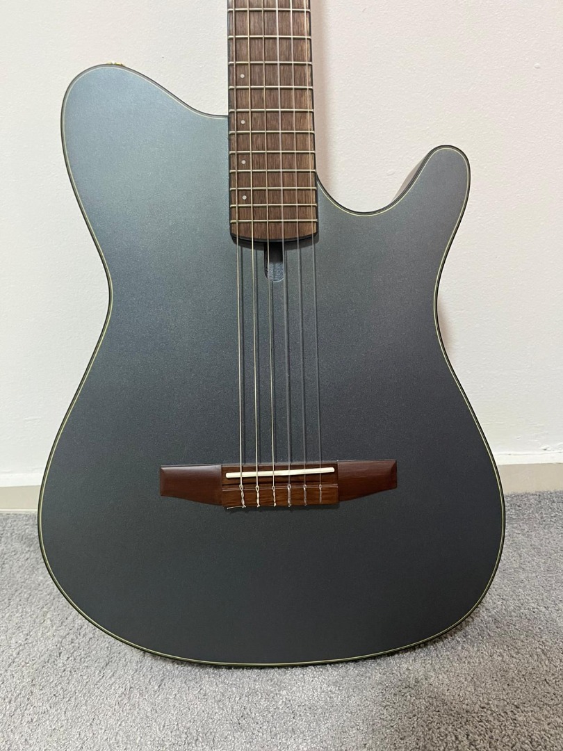 Ibanez FRH10N IBF Acoustic Electric Nylon Guitar, Indigo Blue Metallic ...