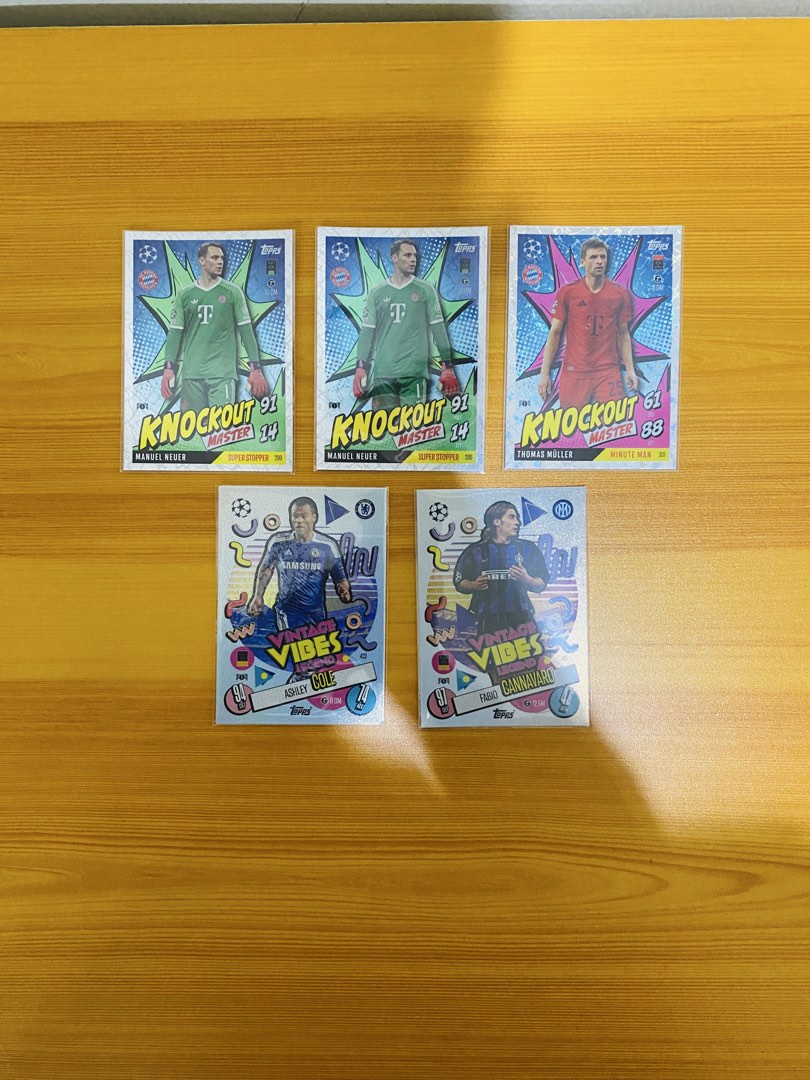 Knockout Master & Vintage Vibes - Match Attax, Hobbies & Toys, Toys ...