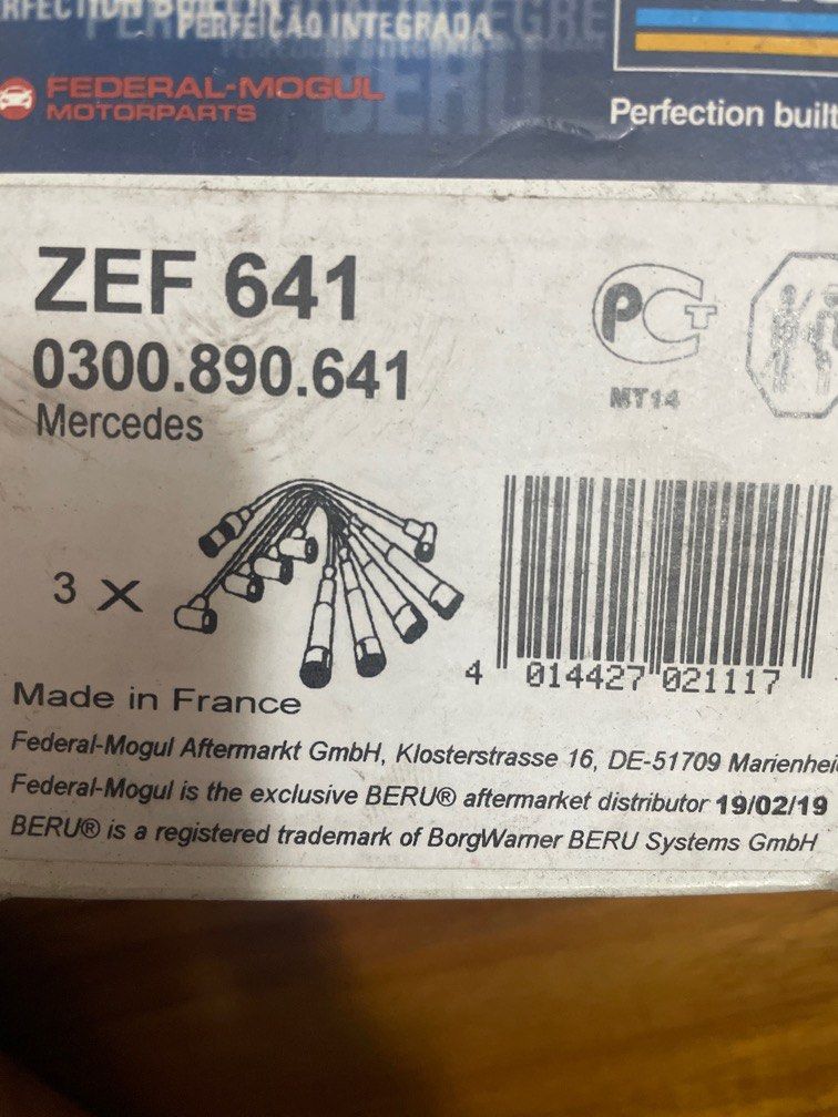 M104 Spark Plug Cables, Car Accessories, Accessories on Carousell