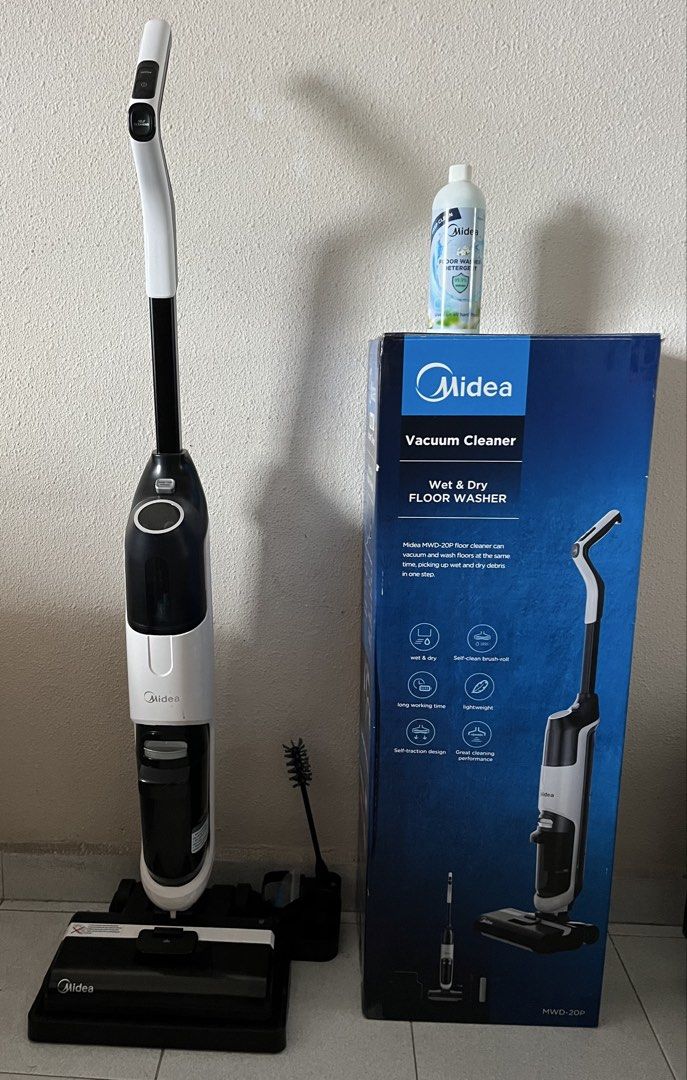 Midea Wet & Dry Floor Washer MWD-20P, TV & Home Appliances, Vacuum ...