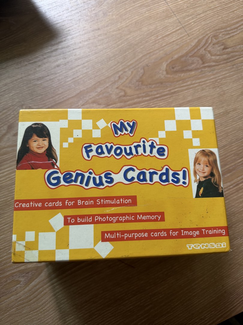 My Favourite Genius Cards - Educational Flash Cards, Hobbies & Toys ...