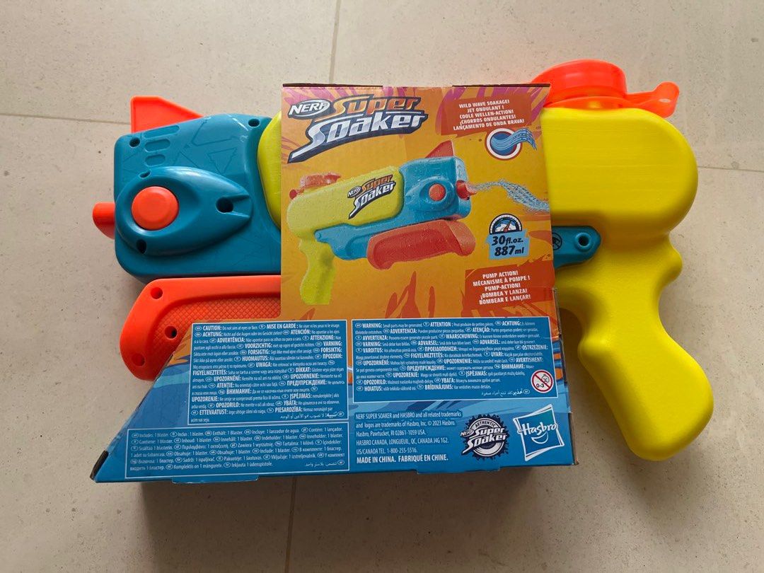Nerf Super Soaker Wave Spray Water Gun, Hobbies & Toys, Toys & Games on ...
