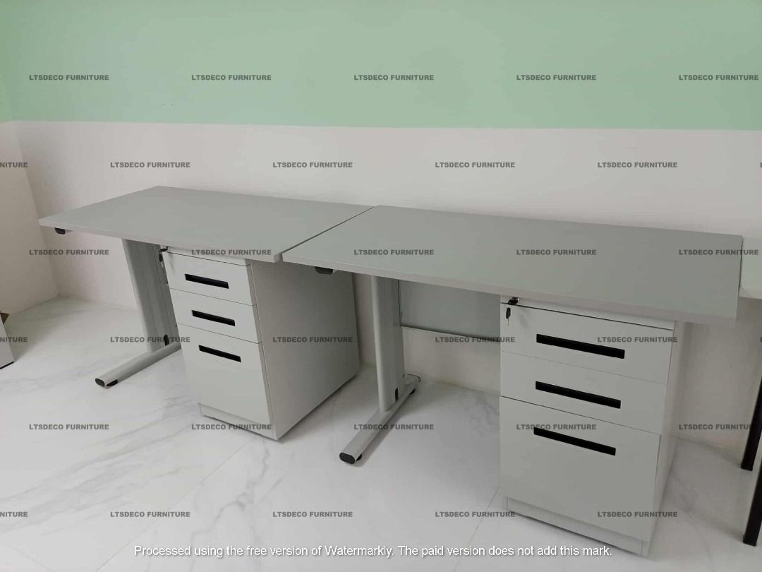NEW OFFICE TABLE DESK WITH DRAWER OFFICE PARTITION FURNITURES ...
