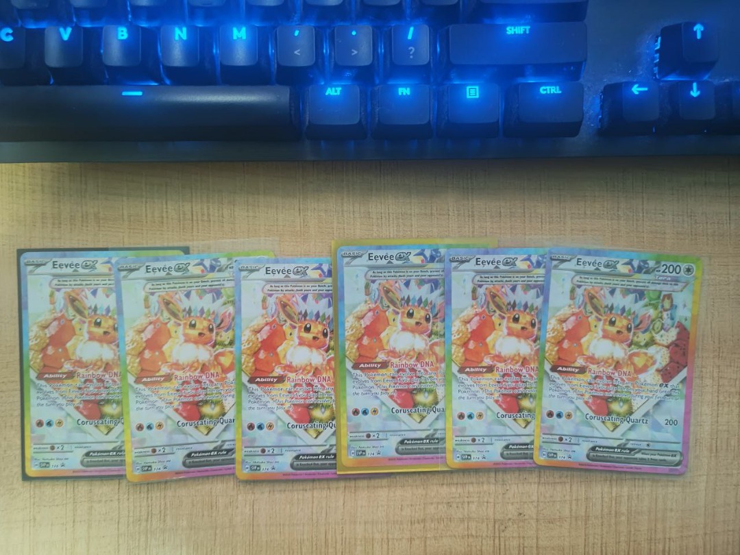 Pokemon English Promo Hit/Hits Eevee Ex #174, Hobbies & Toys, Toys ...