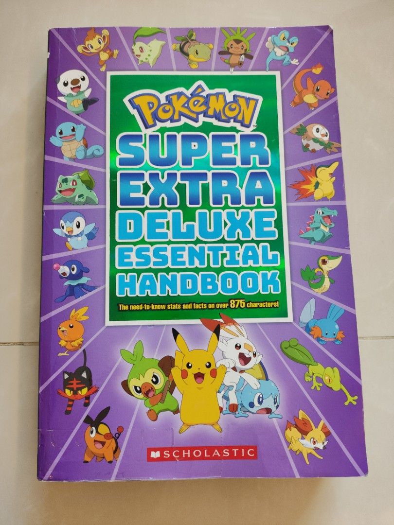 Pokemon Super Extra Deluxe Essential Handbook, Hobbies & Toys, Books ...