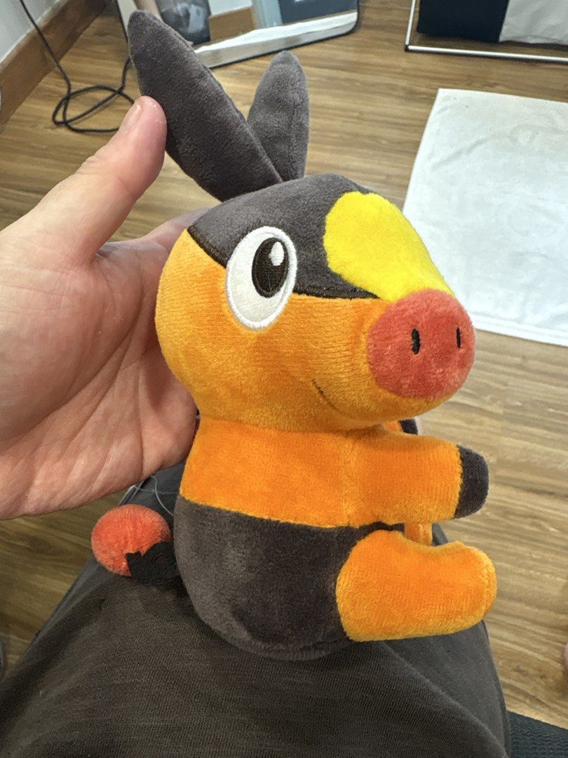 Pokemon Tepig Plush Toy, Hobbies & Toys, Toys & Games on Carousell