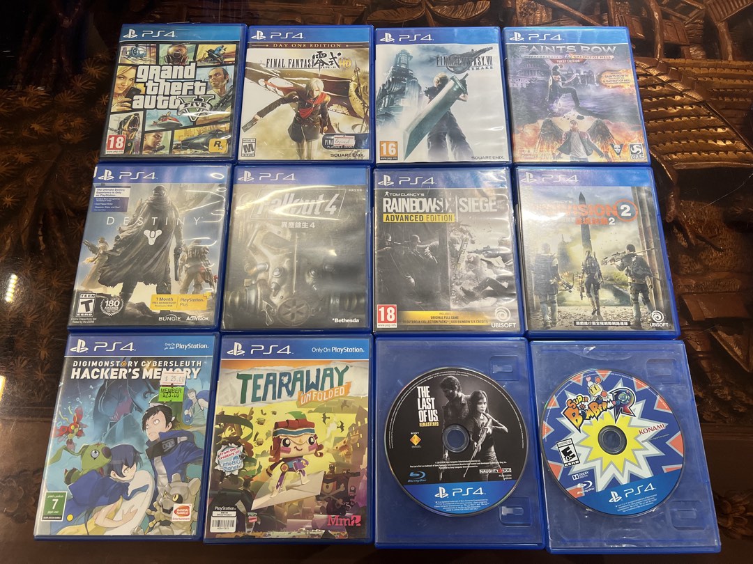 PS4 PS5 Games - GTA 5, Final Fantasy, Saints Row, Destiny, Fallout 4 ...