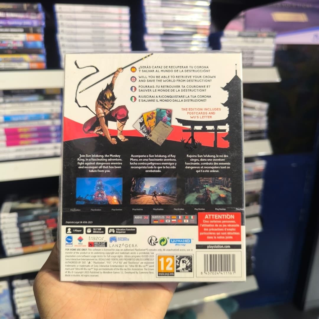 PS5 The Crown Of Wu Legend Edition (R2) Play Station 5 (14899), Video ...