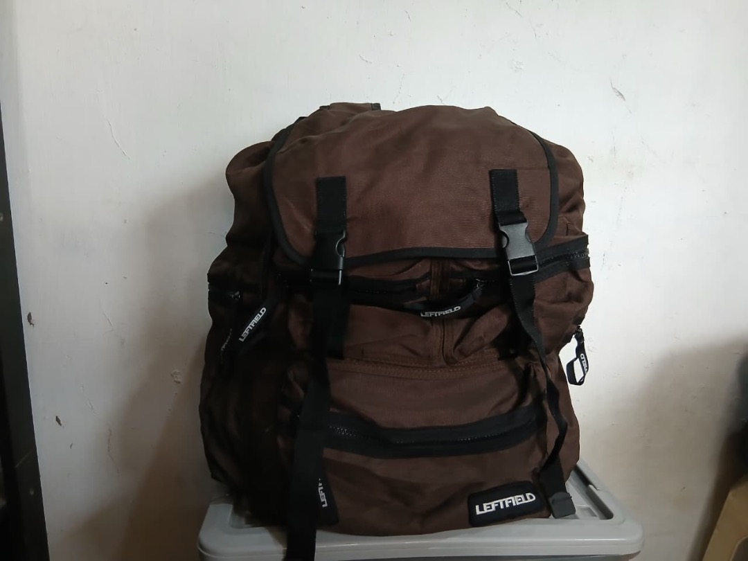 tas ransel backpack brand leftfield original - denim canvas tebal ...