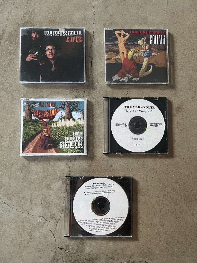 The Mars Volta CD Collection (Promos), Hobbies & Toys, Music & Media ...