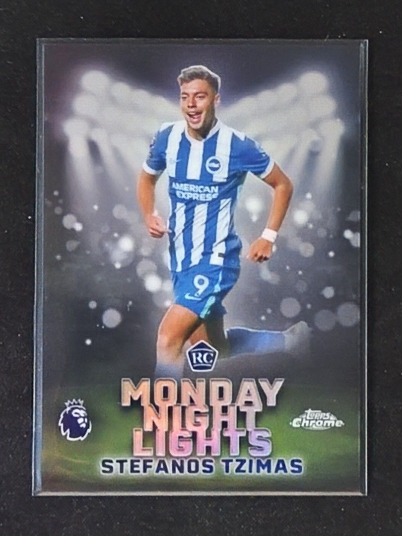 Topps Chrome Monday Night Lights Stefanos Tzimas RC Card, Hobbies ...