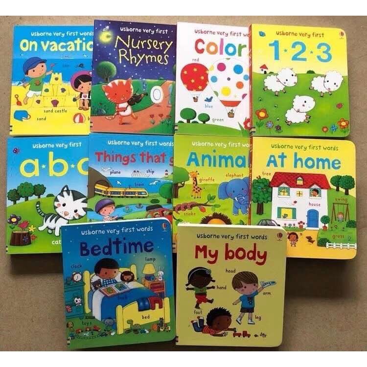 Usborne Very First Words Books Set, Hobbies & Toys, Books & Magazines ...