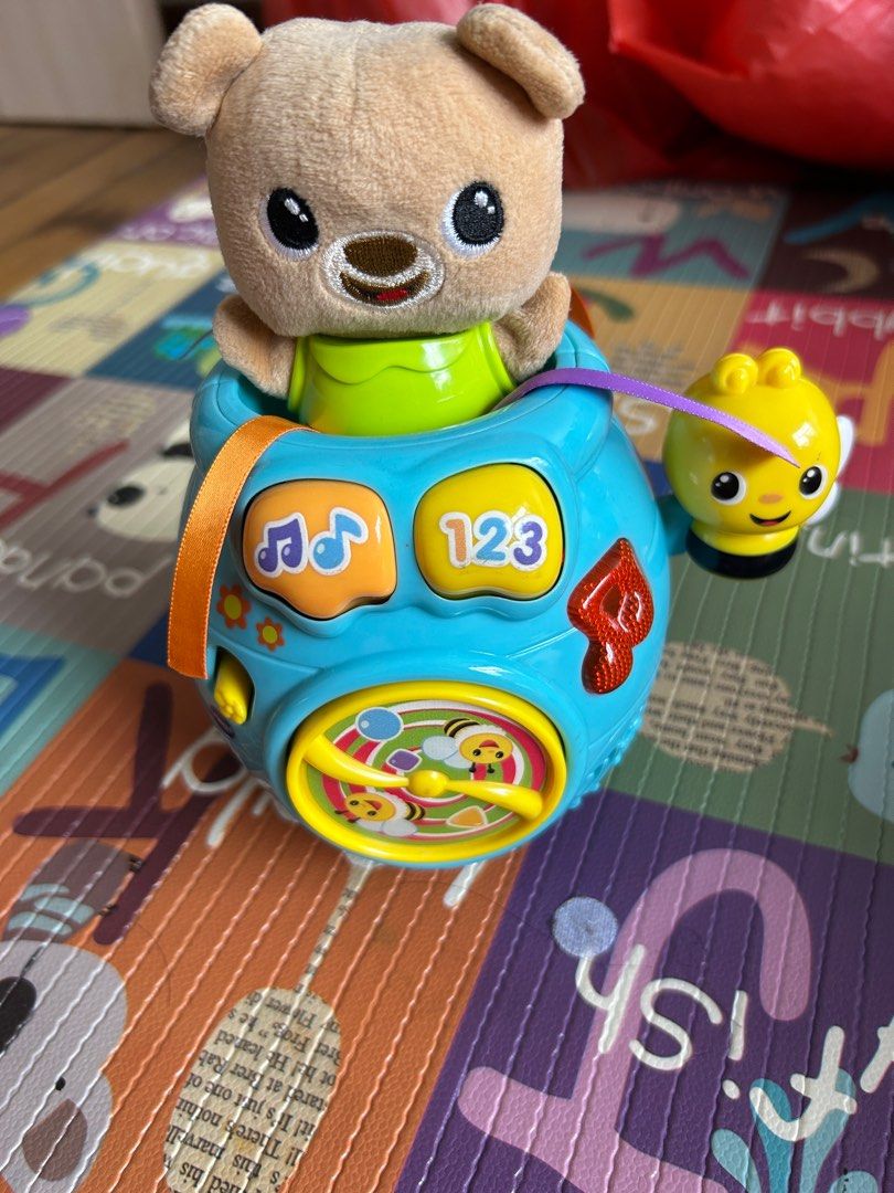 VTech Peek a Boo Bear Toy, Babies & Kids, Infant Playtime on Carousell