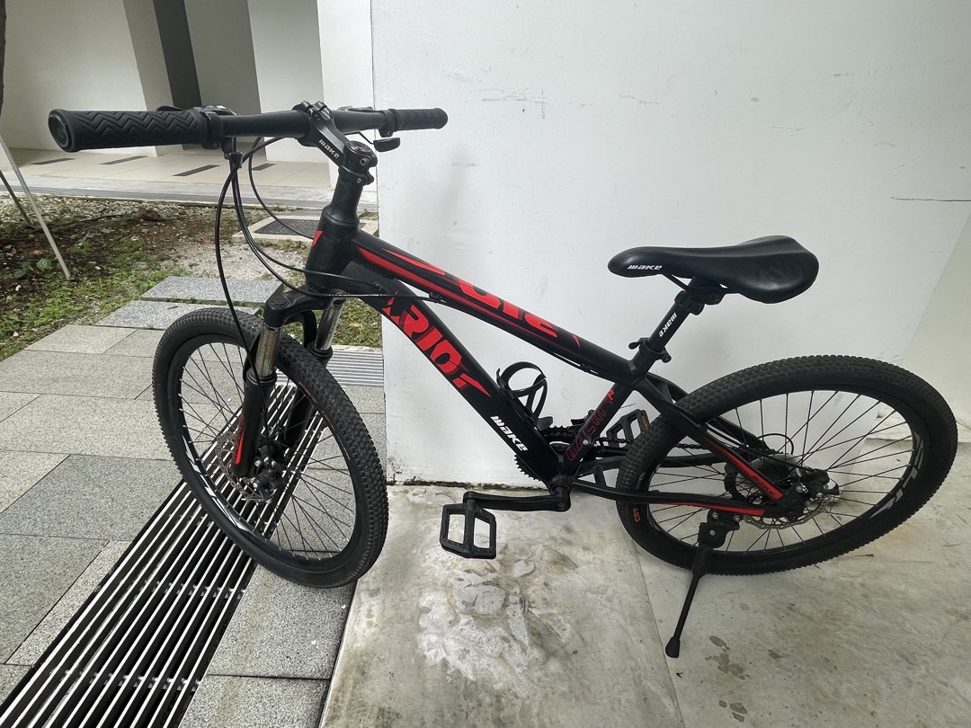Wake Rio Mountain Bike - Black and Red 24inch, Sports Equipment ...