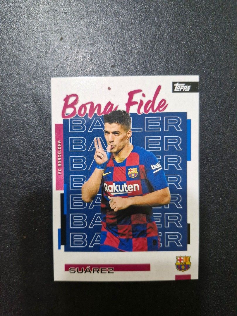 WTS topps 2025 bonafide baller barcelona luis suarez [former liverpool ...