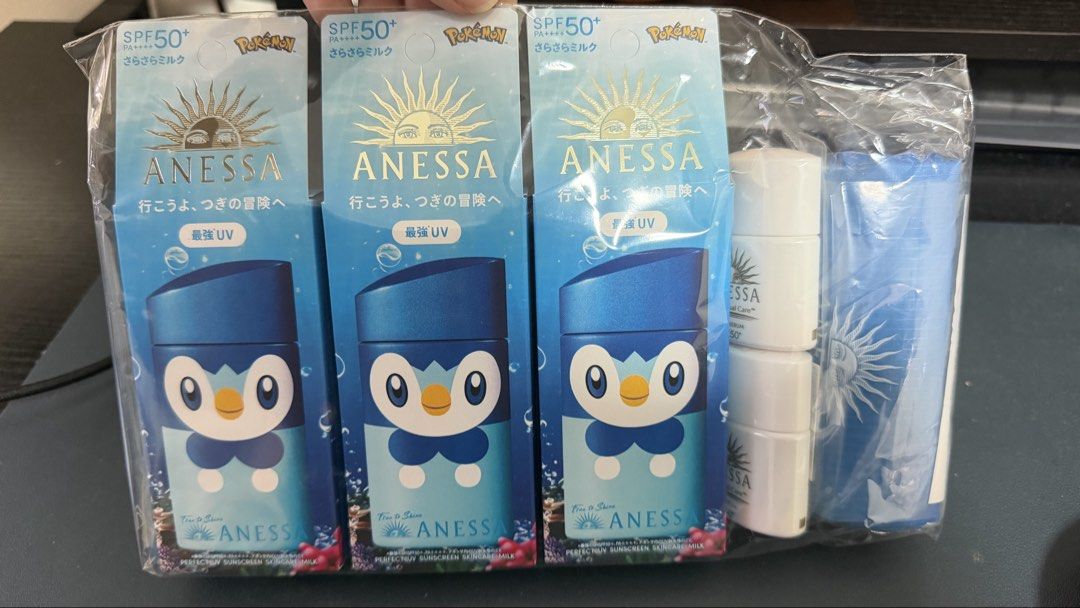 Anessa Pokemon Sunscreen SPF50+ , Beauty & Personal Care, Face, Face ...