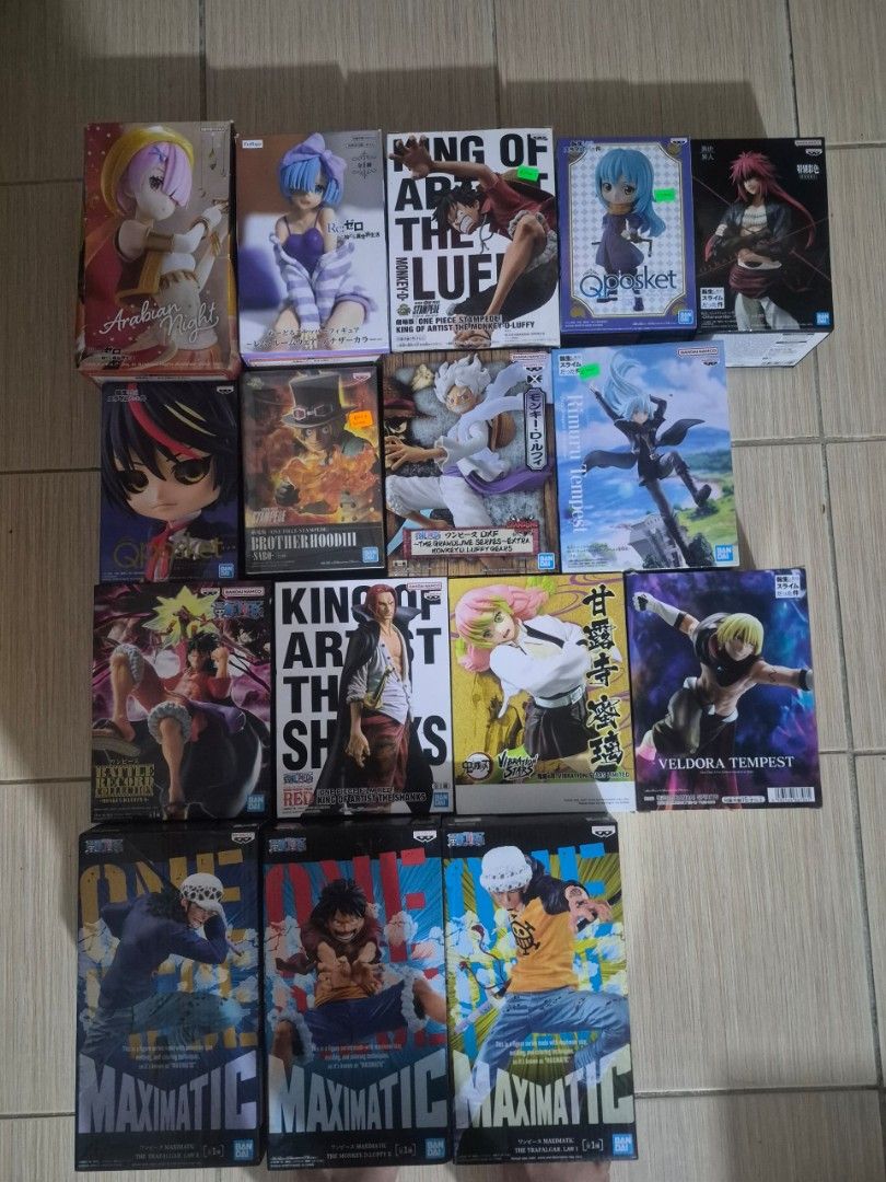 Anime Figures Collection, Hobbies & Toys, Toys & Games on Carousell