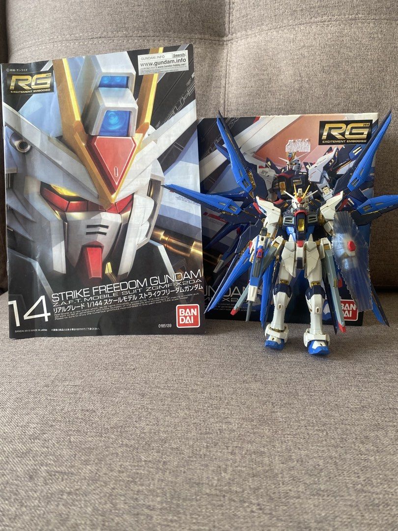 Bandai RG 1/144 Strike Freedom Gundam, Hobbies & Toys, Toys & Games on ...