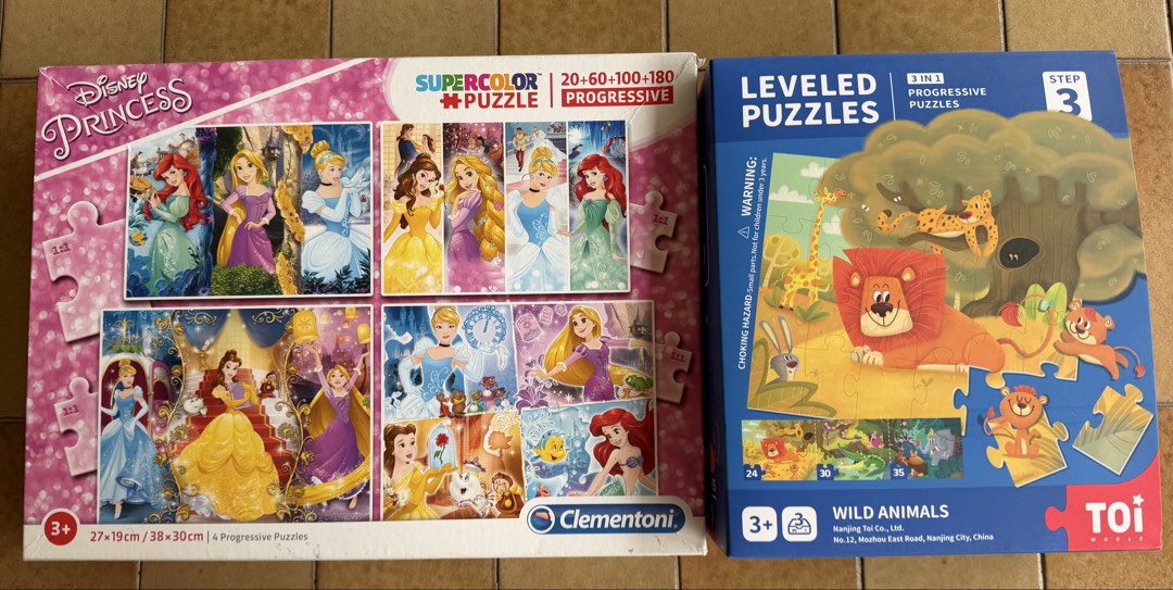 Disney Princess & Wild Animals Puzzles, Hobbies & Toys, Toys & Games on ...
