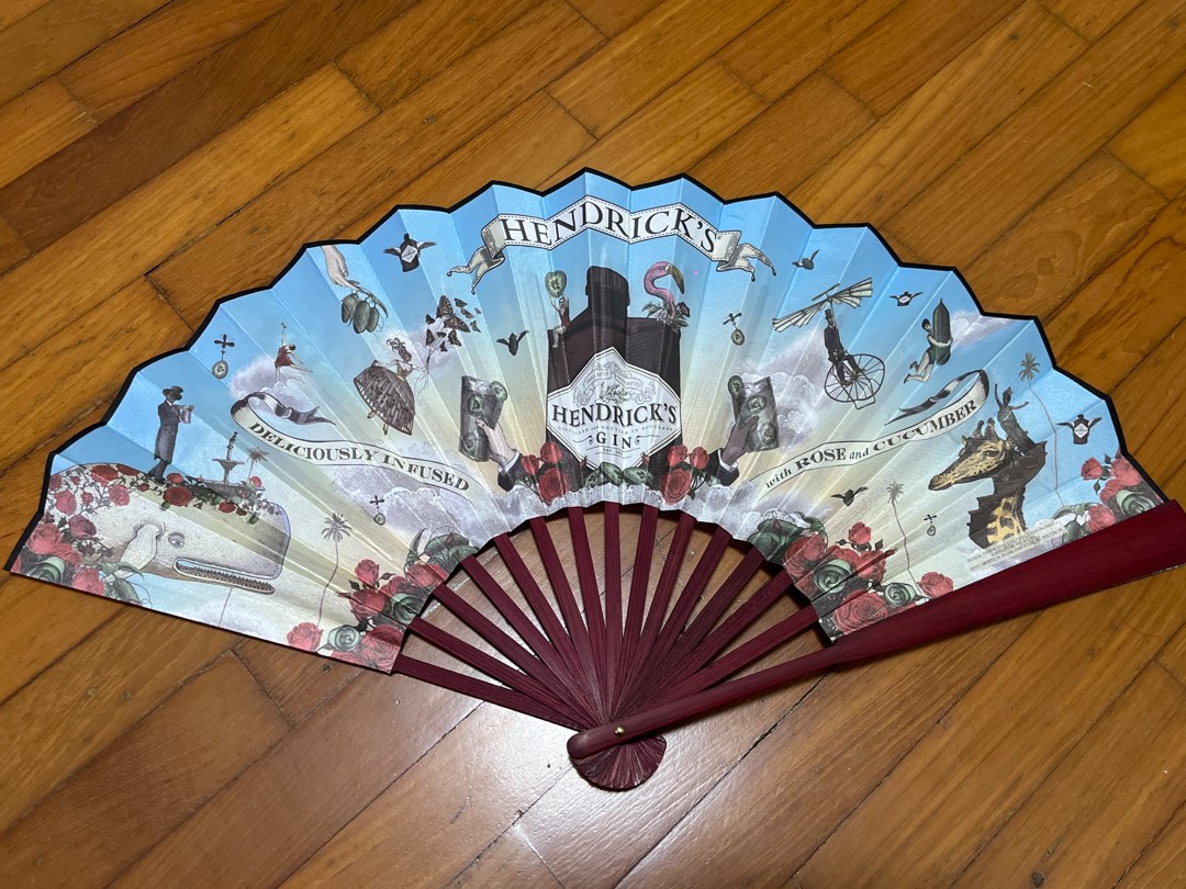 Hendrick's Gin Fan - Brand New, Hobbies & Toys, Memorabilia ...