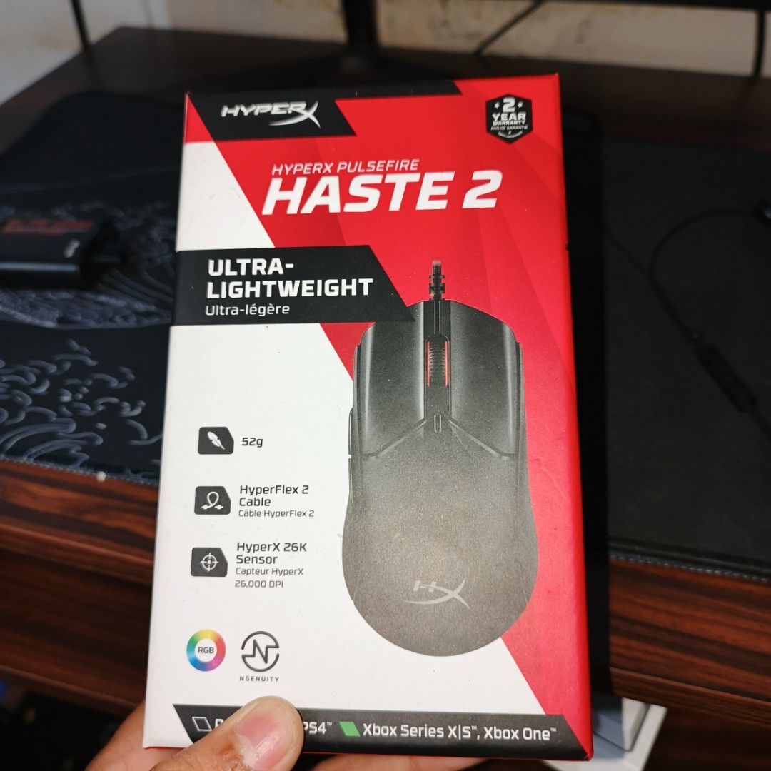 HyperX Pulsefire Haste 2 Gaming Mouse, Computers & Tech, Parts ...