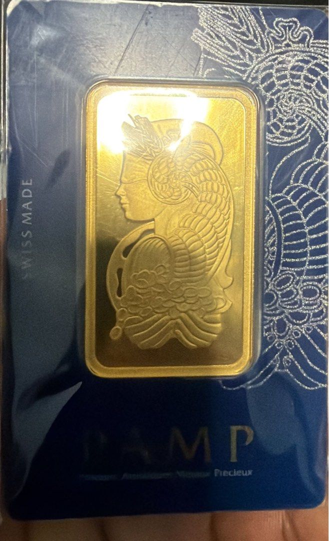 PAMP Suisse 50g Fine Gold 999.9 Bar, Hobbies & Toys, Memorabilia ...