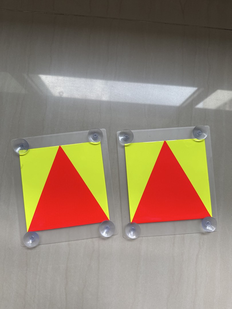 Provisional Licence Car Plate, Car Accessories, Accessories on Carousell