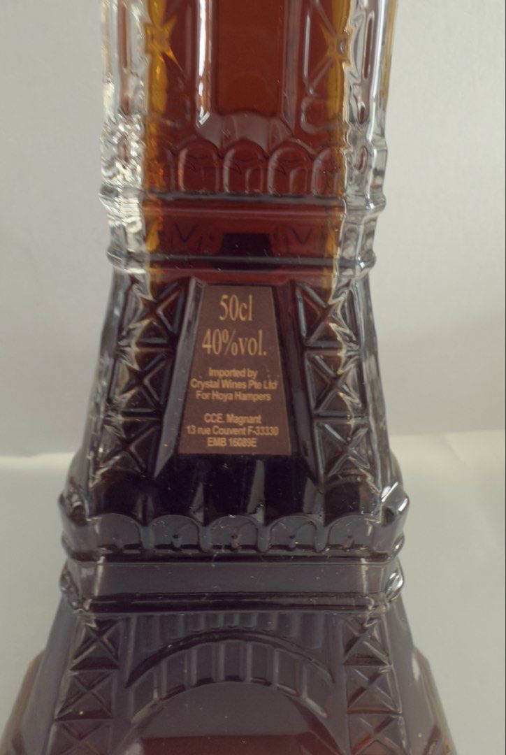 XO extra Brandy - Eiffel Tower Shaped Bottle - 50cl, Food & Drinks ...