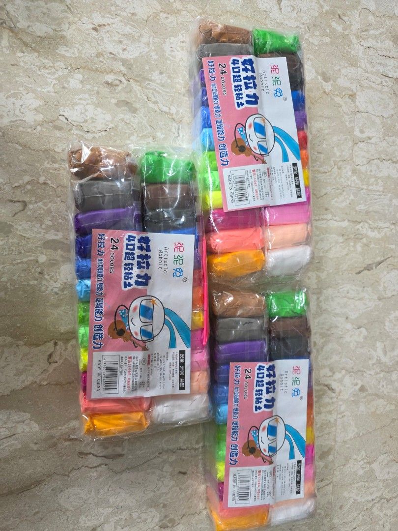 4D Modeling Clay Set - 24 Colors, Hobbies & Toys, Toys & Games on Carousell