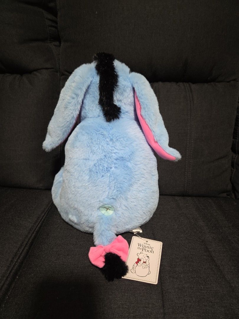 Authentic Disney Winnie the Pooh Eeyore Plush Toy, Hobbies & Toys, Toys ...