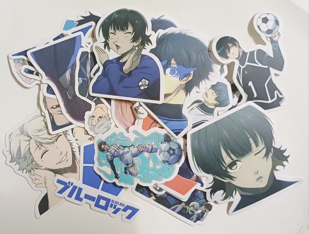Blue Lock Anime Unofficial Stickers, Hobbies & Toys, Collectibles ...