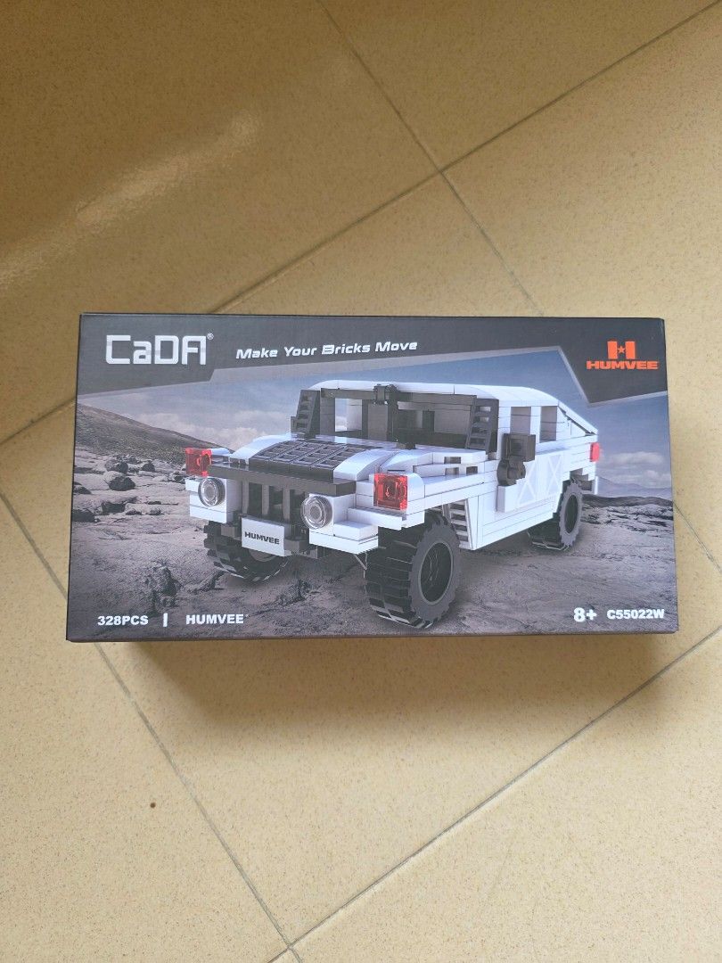 CaDA 1:24 Scale Humvee Off-Road Truck building brick set, Hobbies ...